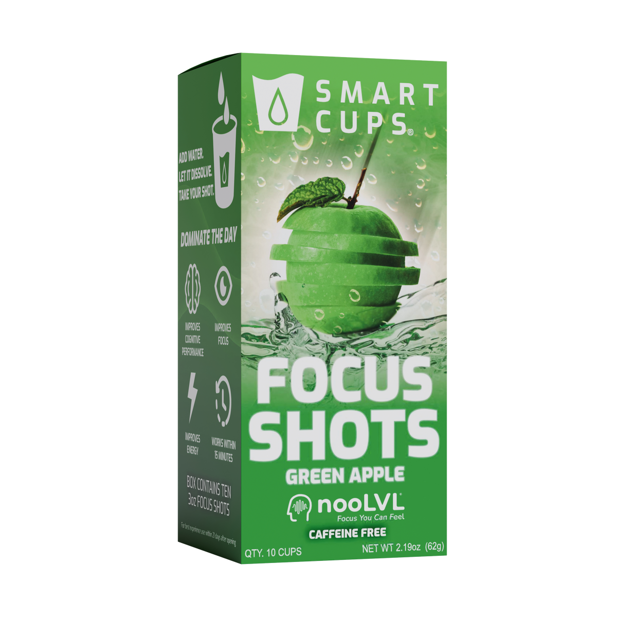 Focus Shots - Green Apple 10pk – Smart Cups